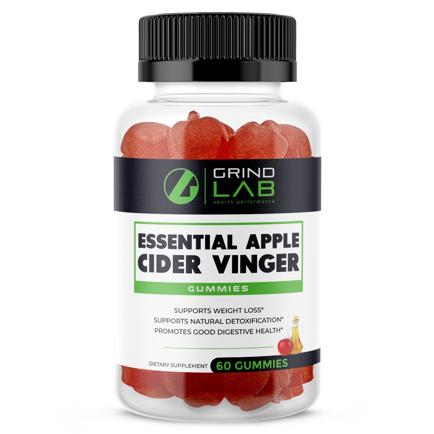 Grind Lab Essential Apple Cider Vinegar Gummies – Grind Lab Perfomance Fitness